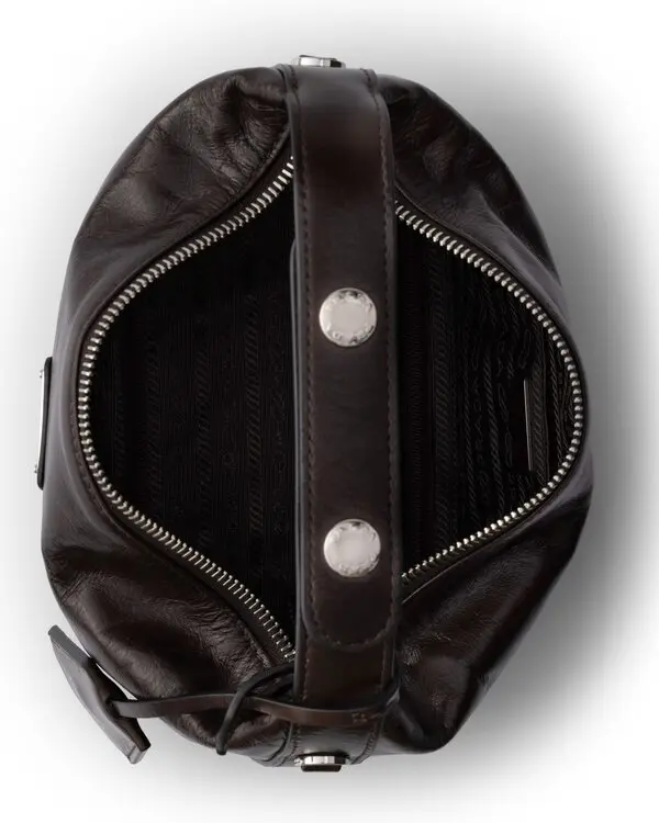Prada Chérie Leather Mini-bag - Brown