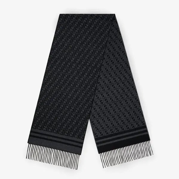 Fendi Ff Scarf - Grey