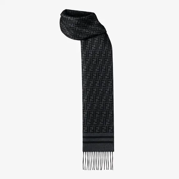 Fendi Ff Scarf - Grey