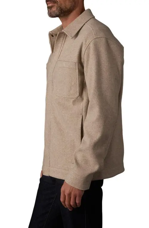 THE NORMAL BRAND Felted Comfort Knit Shirt Jacket
