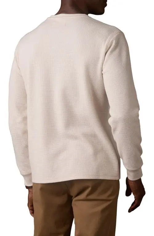 THE NORMAL BRAND Thermal Crewneck Sweater - Fossil