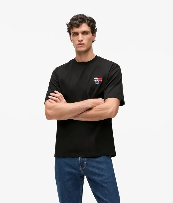 Karl Lagerfeld Ikon Trio T-shirt - Black