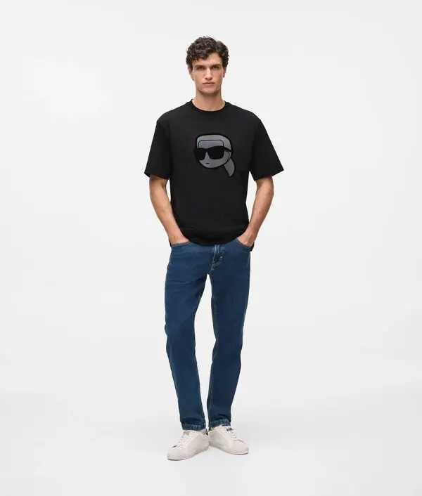 Karl Lagerfeld Large Ikon T-shirt - Black