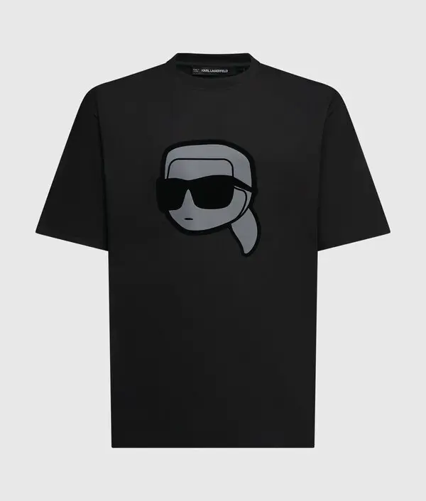 Karl Lagerfeld Large Ikon T-shirt - Black