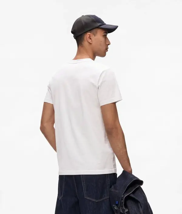 Karl Lagerfeld Slim Shadow Logo T-shirt - White