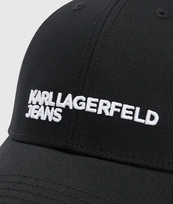 Karl Lagerfeld Box Logo Cap - Black