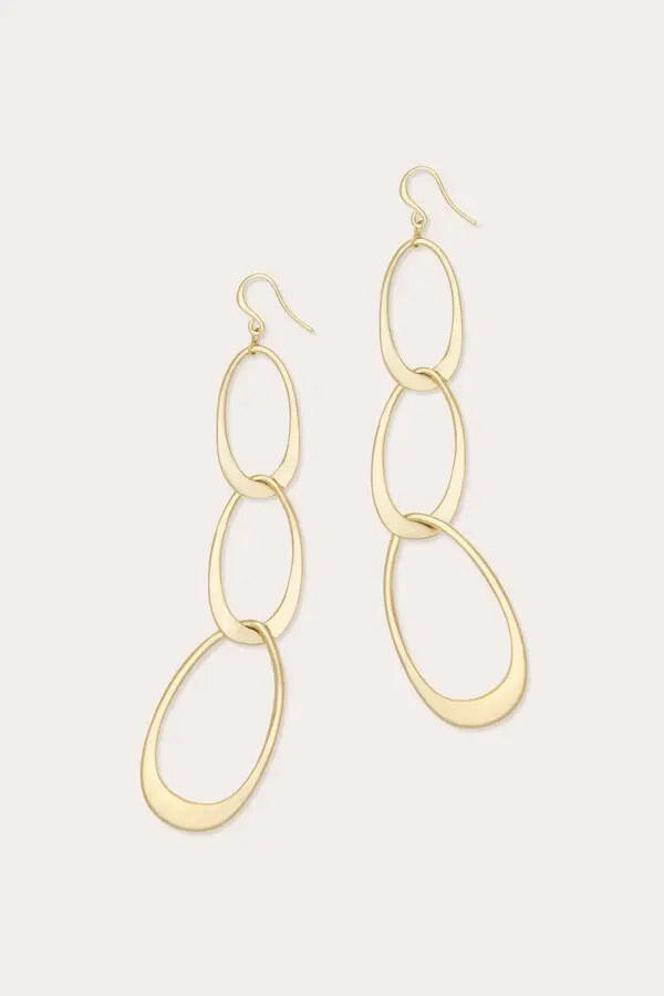 Ramy Brook Vivien Layered Link Earrings - Gold