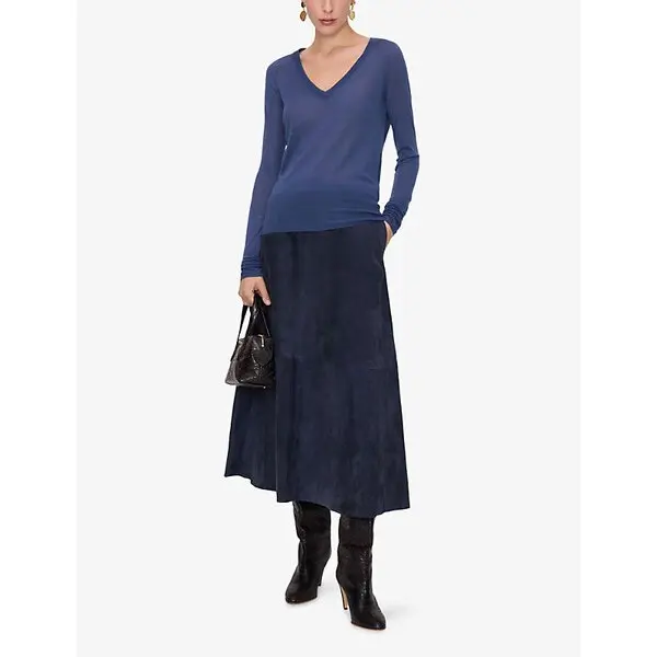JOSEPH Cetus V-neck Cashmere Top