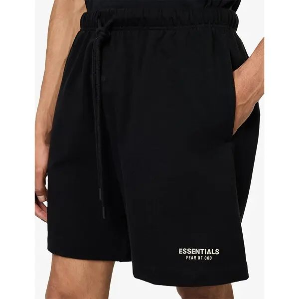 Fear Of God Classic Logo-print Cotton Shorts