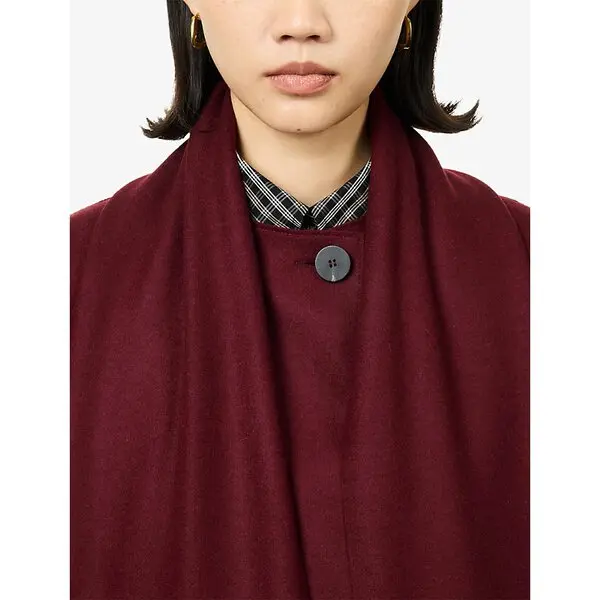 Harris Wharf London Scarf Wool-cashmere Blend Jacket