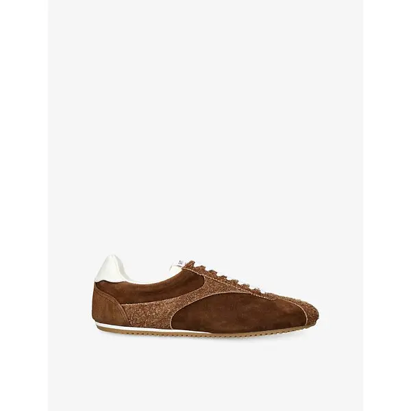 Bottega Veneta Shot Suede Trainers - Tan