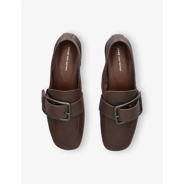Dries Van Noten Block Leather Loafers