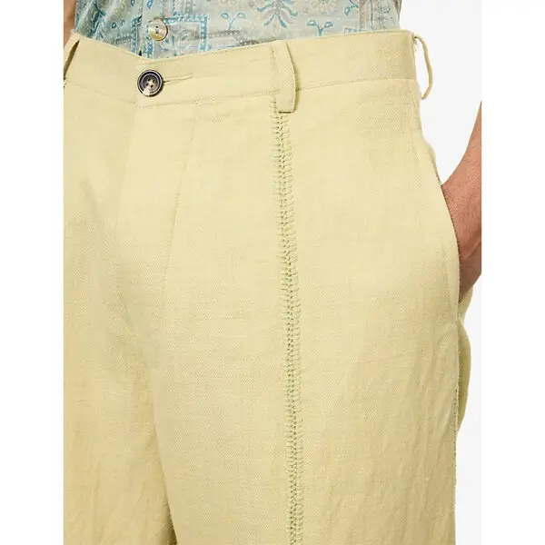 KARTIK RESEARCH Sultan Wide-leg Wool Trousers