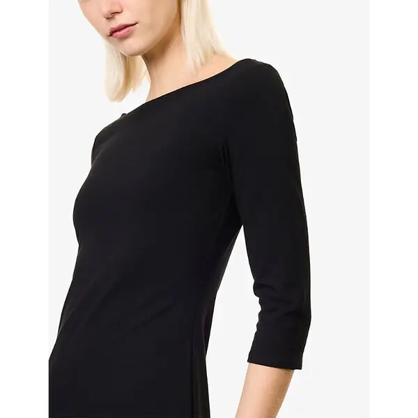 REFORMATION Marceline Knit Stretch-cotton Mini Dress