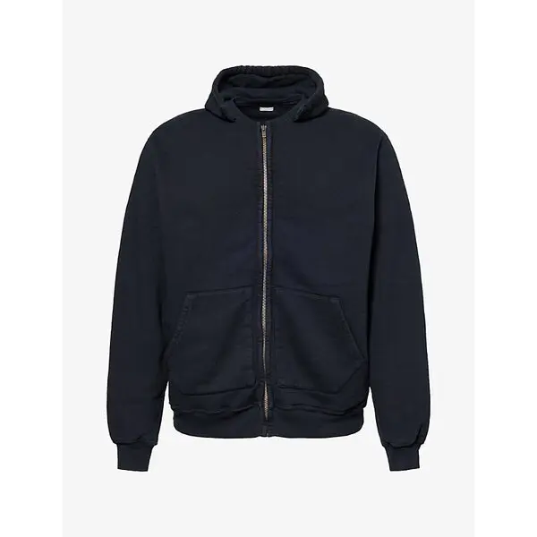 A.PRESSE Vintage Zip-up Cotton Hoody