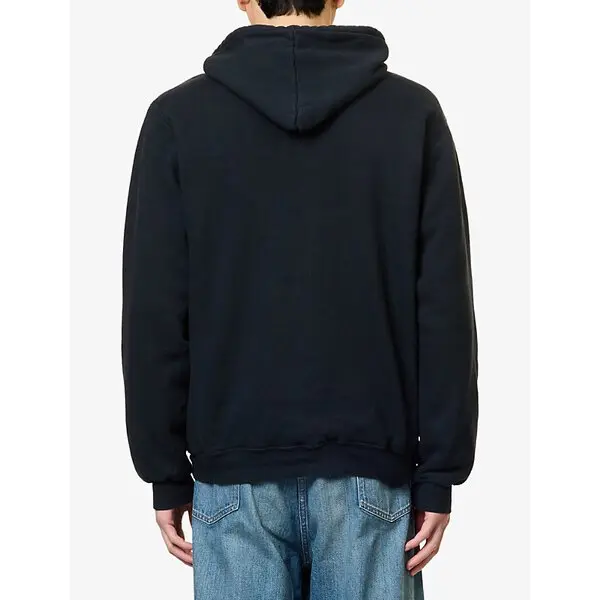 A.PRESSE Vintage Zip-up Cotton Hoody