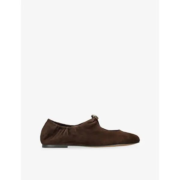 Dolce Vita Cornel Suede Ballet Flats - Brown