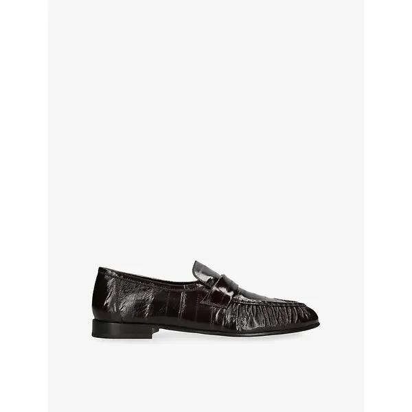 THE ROW Soft Eel Leather Loafers