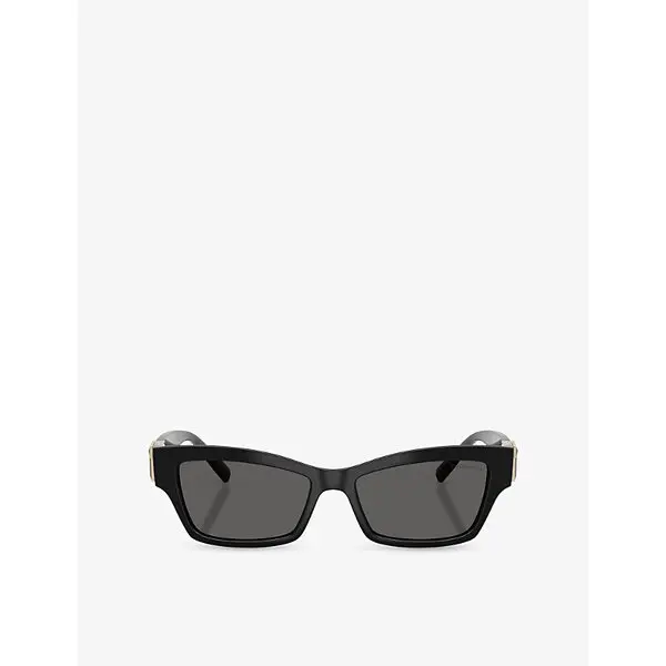 Tiffany & Co. Tf4269u Rectangle-frame Injected Sunglasses - Black