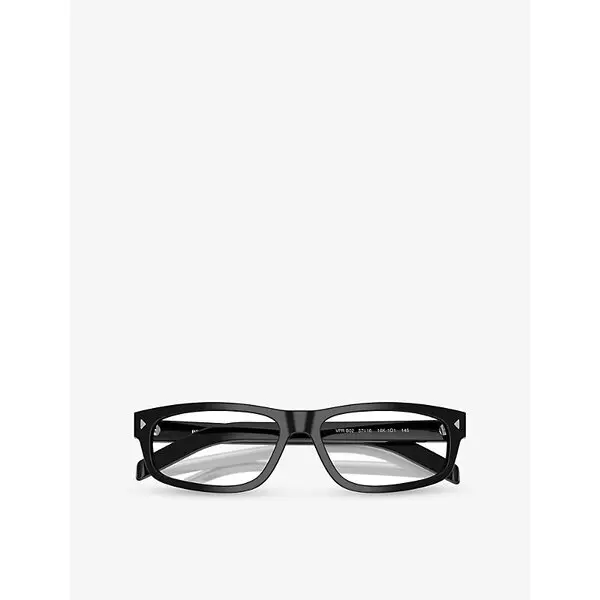 Prada Pr B02v Rectangle-frame Acetate Optical Glasses
