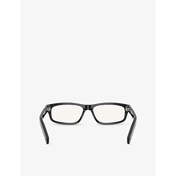 Prada Pr B02v Rectangle-frame Acetate Optical Glasses