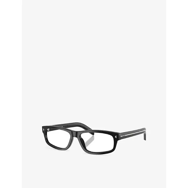 Prada Pr B02v Rectangle-frame Acetate Optical Glasses