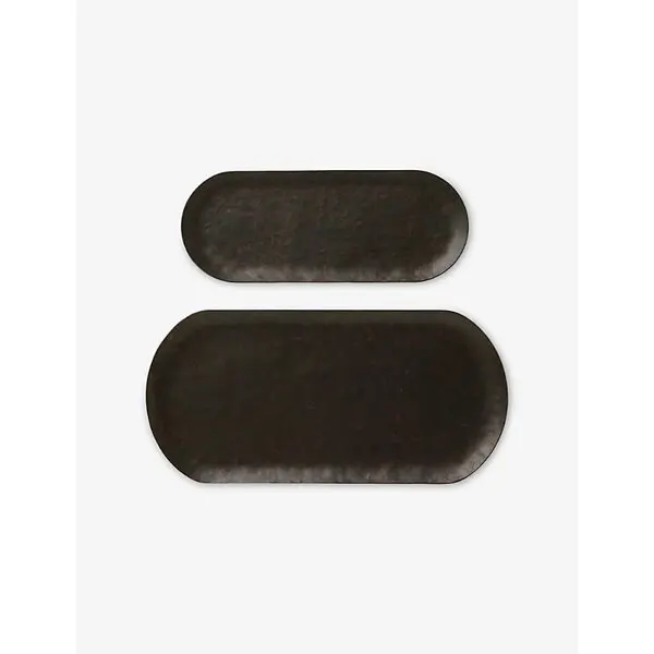 THE WHITE COMPANY Selby Set Of Two Iron Trays