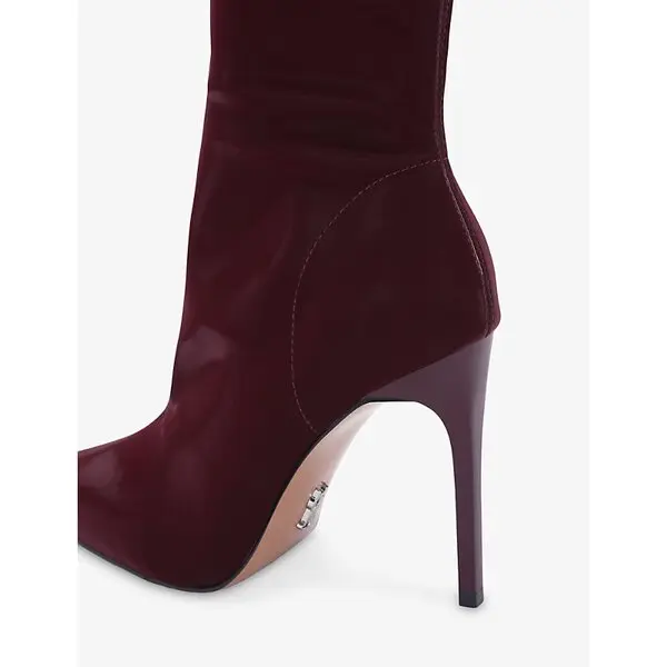 Steve Madden Mackenna Heeled Faux-leather Boots