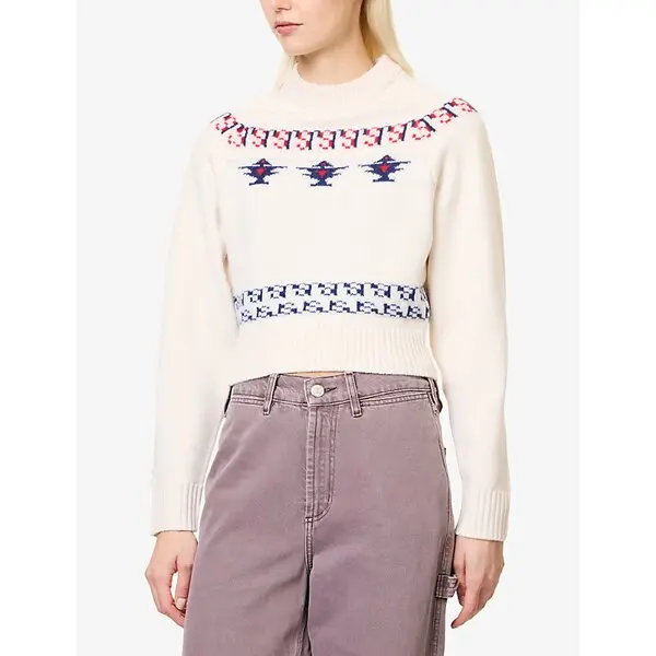 Sporty & Rich Fair Isle Knitted Merino-wool Jumper