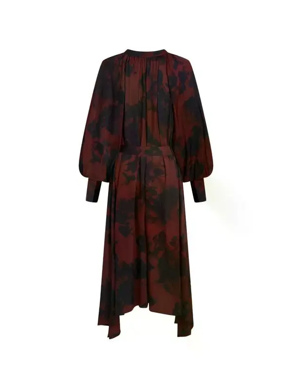 Karl Lagerfeld Floral-print Belted Dress