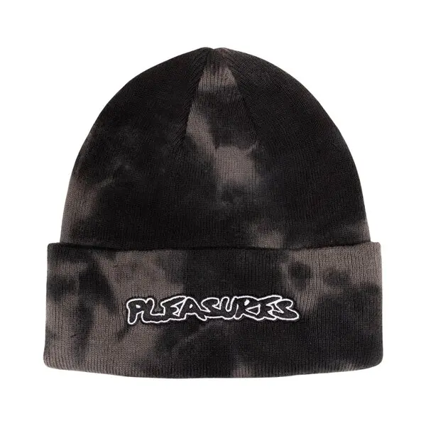 PLEASURES Backbone Dyed Beanie 'charcoal - Grey
