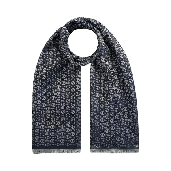 Kith Giorgio Armani & Silk Scarf 'after Dark - Blue