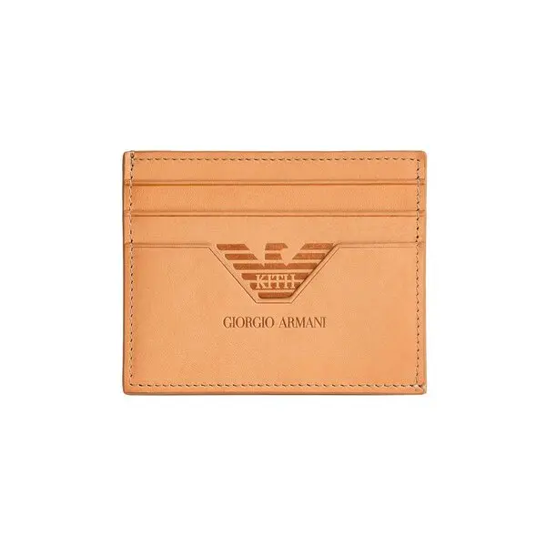 Kith Giorgio Armani & Card Holder 'naturale - Brown