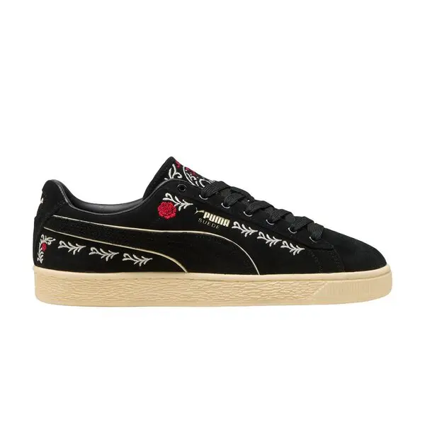 PUMA Suede Hasta La Muerte Buttercream Red Rhythm