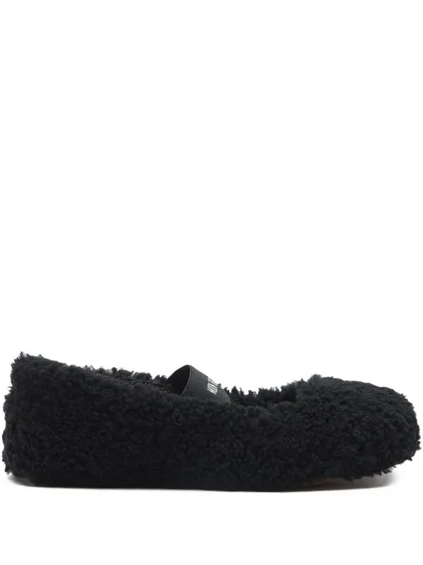 Moon Boot Shearling Ballet Flats
