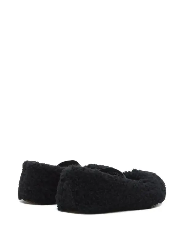 Moon Boot Shearling Ballet Flats