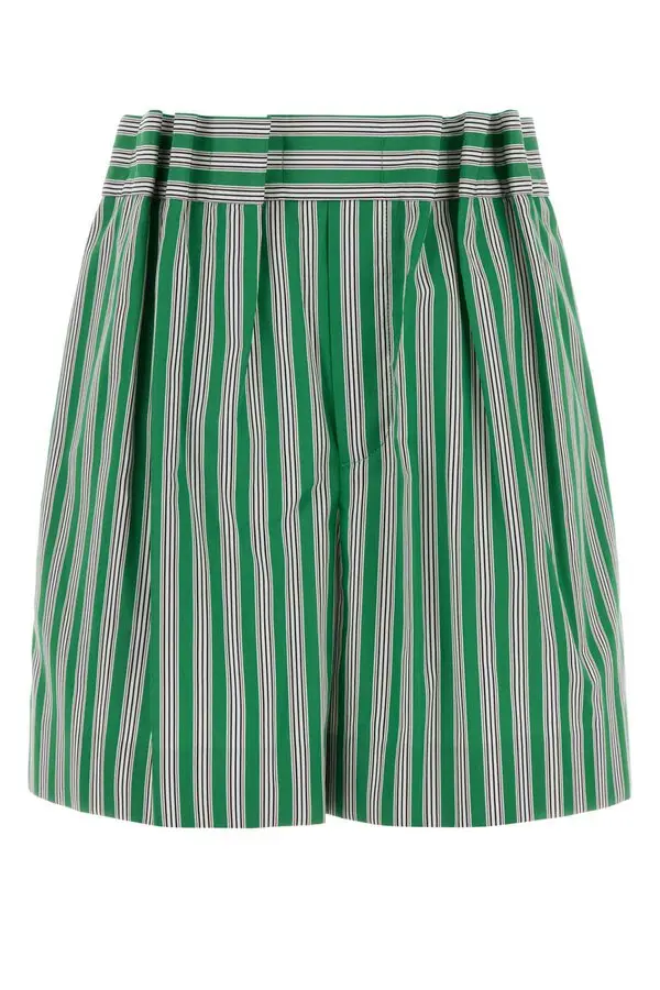 Loewe Embroidered Poplin Shorts