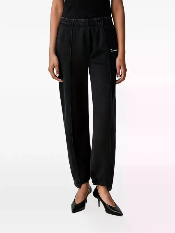 Vetements Athletic Logo-embroidered Track Pants - Black