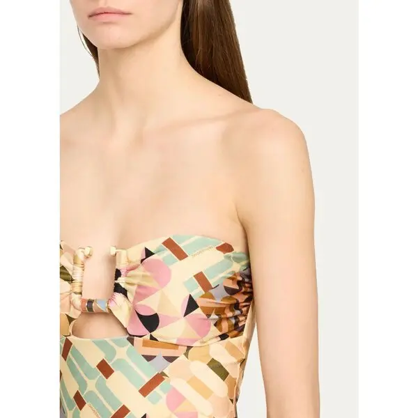 Zimmermann Fairlight Enamel One-piece Swimsuit