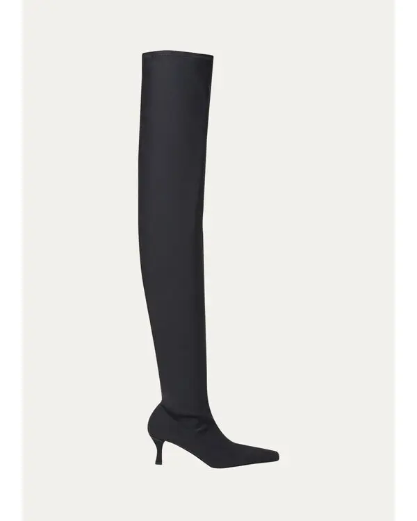 Proenza Schouler 60mm Trap Leather Over-the-knee Boots