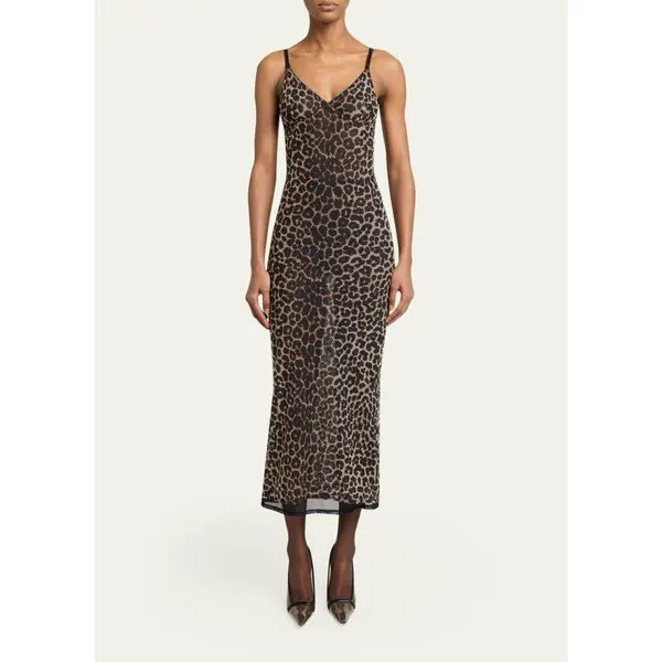 Saint Laurent Tulle Slip Dress