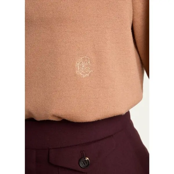 Chloé Ruffle-edge Merino Wool Turtleneck Sweater