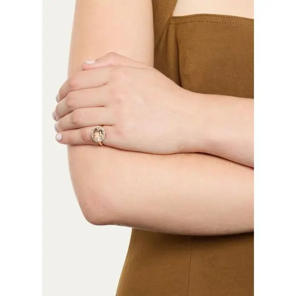 Jamie Wolf 18k Two-tone Gold, Tourmaline & 0.99 Tcw Diamond Ring