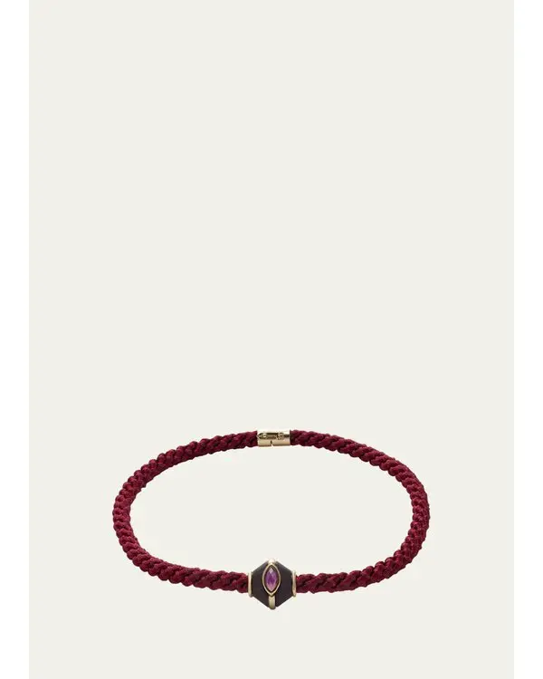 Eddie Borgo Marquise Inlaid Honeycomb Pendant Necklace