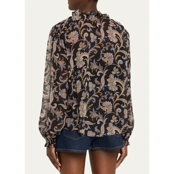 Veronica Beard Hickory Paisley Blouse
