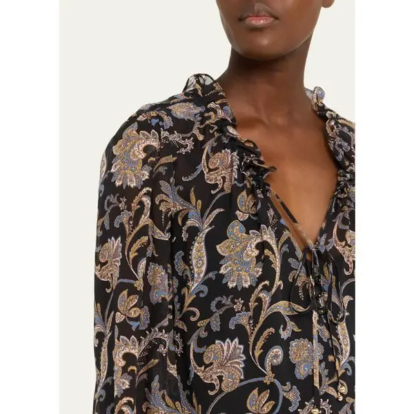Veronica Beard Hickory Paisley Blouse