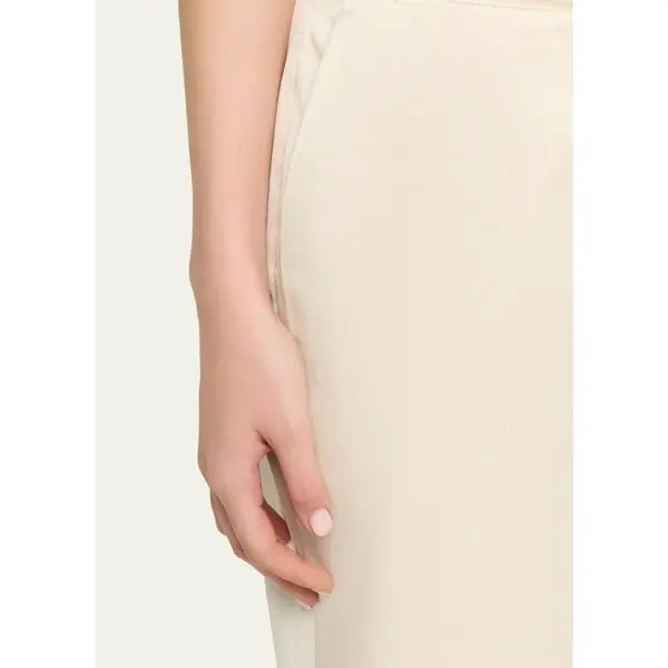 TOTEME Kick Flare Raw-edge Trousers