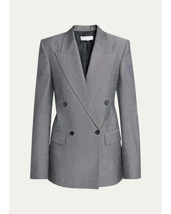 Stella McCartney Double-breasted Twill Blazer