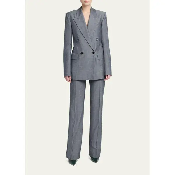 Stella McCartney Double-breasted Twill Blazer