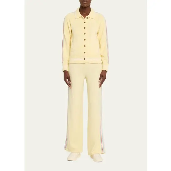 Guest In Residence Cotton-cashmere Track Pants